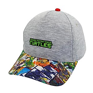 Teenage Mutant Ninja Turtles Boys Baseball Cap, TMNT Kid Adjustable Cotton Hat Multicolor