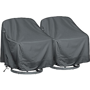 Outdoor Swivel Lounge Chair Cover 4 Pack,Waterproof Heavy Duty Outdoor Chair Covers, (33" W X 35" D X 38.5" H) Patio Furniture Cover for Swivel Patio Lounge Chair