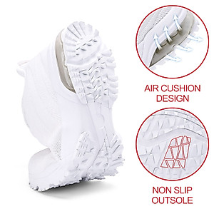 Akk Womens Air Running Shoes - Lightweight Women Sneakers Air Cushion Walking Tennis Shoes for Women Gym Jogging Workout A-Black