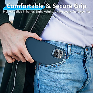 Red2Fire for iPhone 13 Pro Max Case, [Shockproof] [Dropproof] [Dust-Proof] with [2 Pack Tempered Glass Screen Protector] Protective Phone Case for iPhone 13 Pro Max -6.7 inch Blue