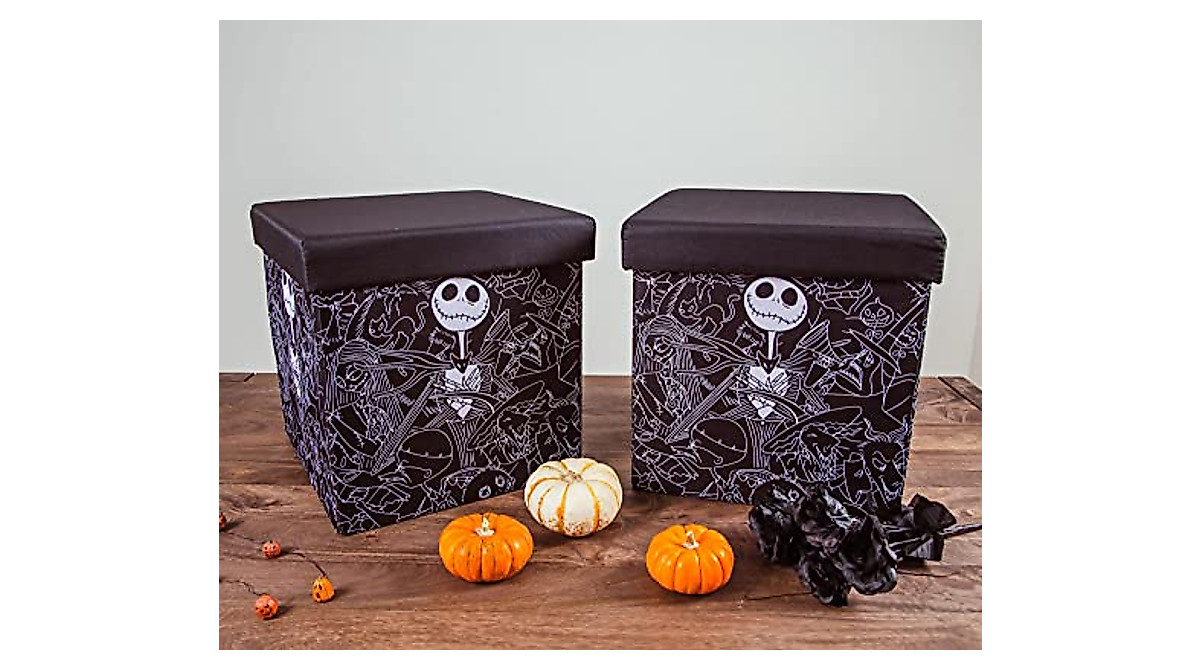 Nightmare Before Christmas Jack Skellington Storage Bins Set - Disney