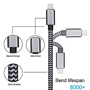 Lightning to 6.35mm 1/4 inch TRS Audio Stereo Cable for iPhone 12/11/X/XS/XR/8/7/iPad/iPod, Amplifier, Speaker, Headphone, Mixing Console 6.6Feet