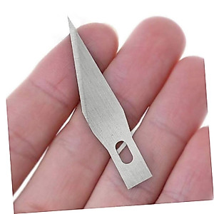 COHEALI 4 Boxes Carving Blade Scrapbook Kit Clay Kit Wood Carving Tools Xacto Scrapbooking Xacto Blades Engraving Blades DIY Craft Blades Craft Cutting Tools Tool Steel Pen Scalpel