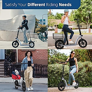 Hiboy Electric Scooter for Adults - 31 Miles Long Range & 22Mph Folding Commuter - Fat Tire Electric Scooter(VE1 PRO/ECOM 14)