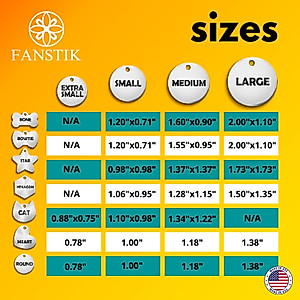 Engraved Personalized QR Code Pet ID ESA Tag(Made In USA) Service Dog tag, Custom Emotional Support Animal Tag Red Medical Symbol, Personalize Tag & Web, Scan QR Receive Location Alert FANSTIK(QR ESA)