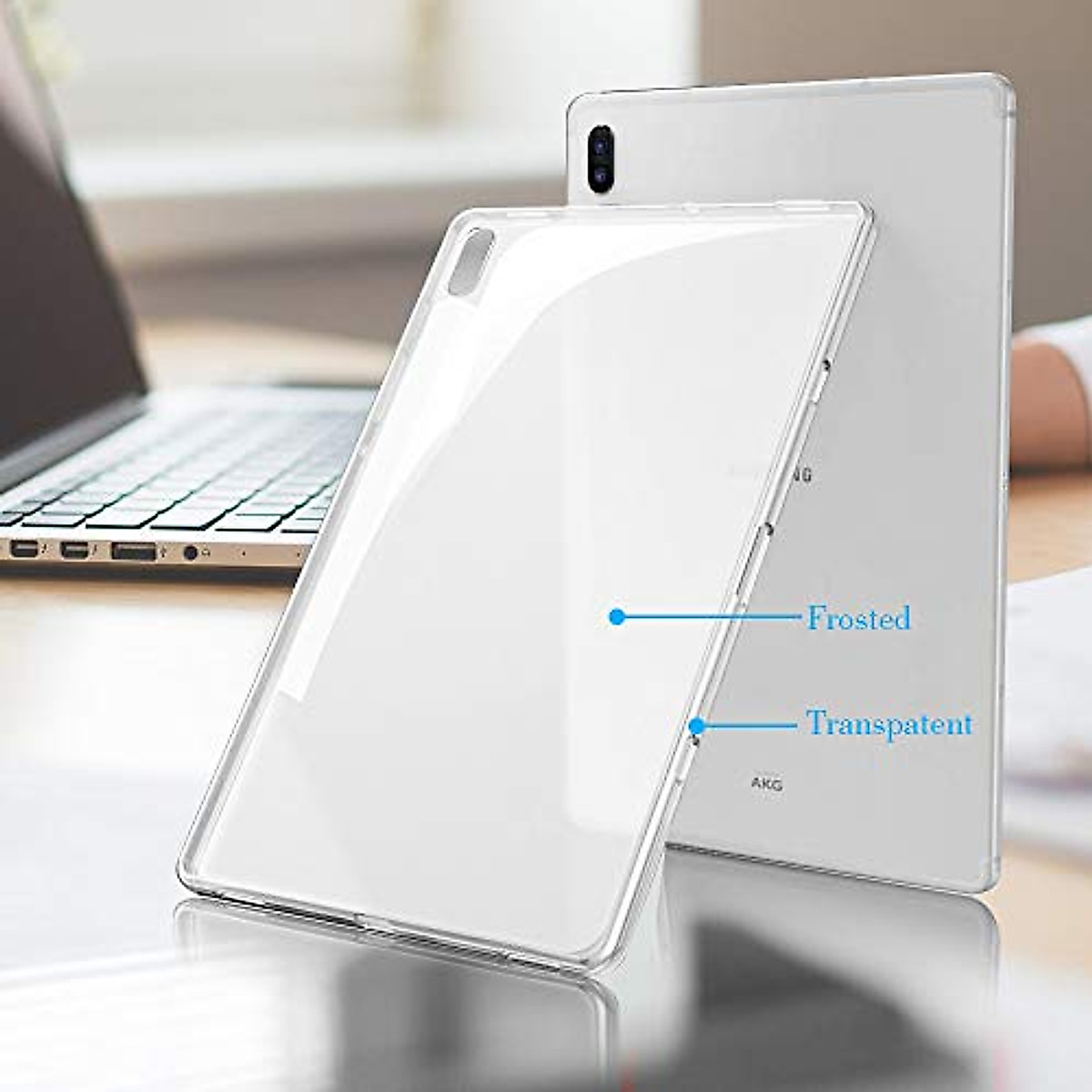 Zeking Samsung Galaxy Tab A7 Case 10.4 Inch (SM-T500 / T505 / T507) Case, Crystal Clear TPU Rubber Soft Skin Silicone Protective Case for 10.4 Inch Samsung Tab A7 Tablet (2020)/Tab A7 (2022)