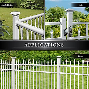 Classy Caps SLO82W Imperial Solar Post Cap - Fits 2" x 2", 2.25" x 2.25", 2.5" x 2.5" Posts - White Powder Coated Aluminum