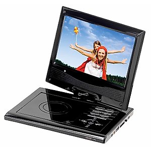 Supersonic SC-178DVD 7 Portable DVD Player with USB, SD Card Slot & Swivel Display