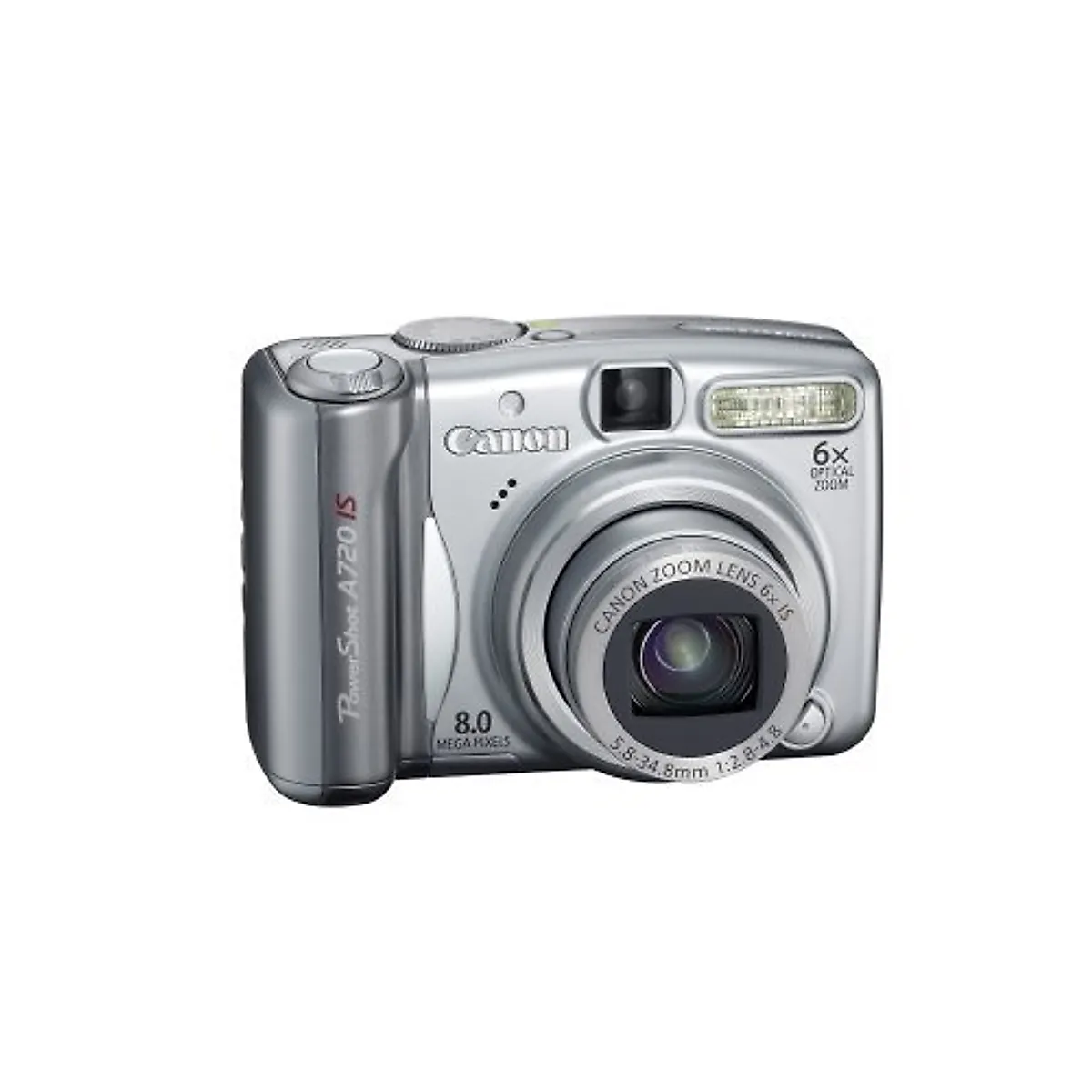Canon PowerShot A720IS 8MP Digital Camera with 6x Optical Image Stabilized Zoom (OLD MODEL)