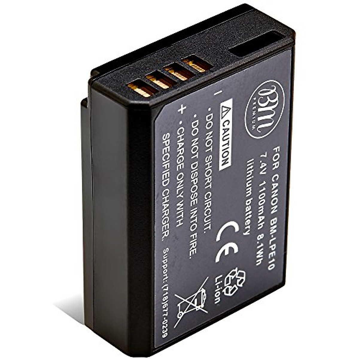 BM Premium LP-E10 Battery for Canon EOS Rebel T3, T5, T6, T7, T100, Kiss X50, Kiss X70, T100, EOS 1100D, EOS 1200D, EOS 1300D, EOS 1500D, EOS 2000D, EOS 3000D EOS 4000D Digital Cameras