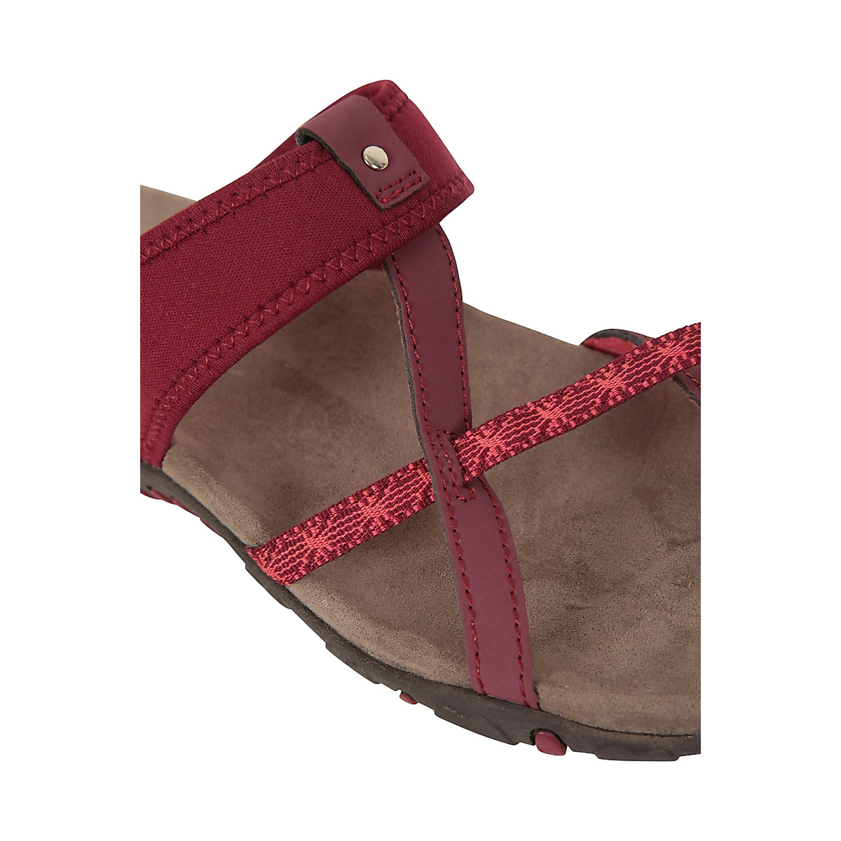 Mountain Warehouse Marbella Womens Sandals Dark Pink Womens Shoe Size 8 US