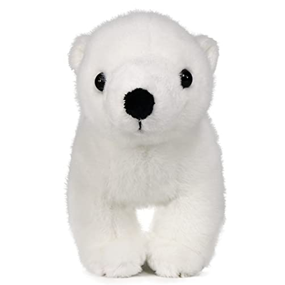 Ice King Bear Lifelike Baby Polar Bear Stuffed Animal - Plush Toy - 9 Inches Length