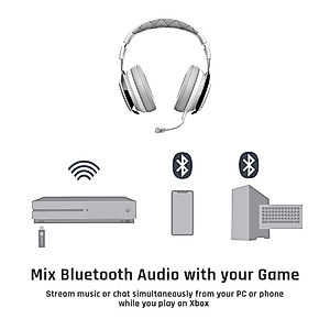 LucidSound LS50X Wireless Gaming Headset for Xbox One with Bluetooth Snoop Dogg (White) - Xbox One (LS50XSDW)