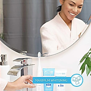 GO SMILE Professional Teeth Whitening Gel (3.4 oz) & Luxury Whitening Vitamin Enhanced Toothpaste (3.4 oz) - Travel Size Tooth Enamel Whitener & Stain Remover, No Added Sensitivity - Refreshing Mint