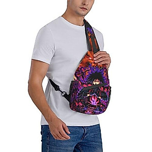 Lomaiwei Anime Backpack 3D Printed Shoulder Bag Set Cartoon Casual Backpack Messenger Backpack Unisex