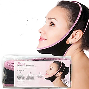 V Line Lifting Mask Slimming Double Chin Reducer Chin Lifting Belt Sagging Skin Face Lift V Shaped Contour Tightening Strap Reusable Anti-Wrinkle Chin Up Patch