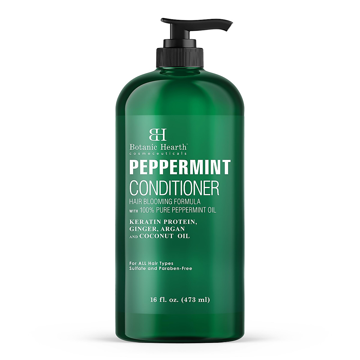 Botanic Hearth Peppermint Hair Conditioner - Hair Conditioner for Dry Damaged and Color Treated Hair - Volumizing Conditioner for fine & thin hair - Paraben & Sulfate Free - Men & Women - 16 fl oz