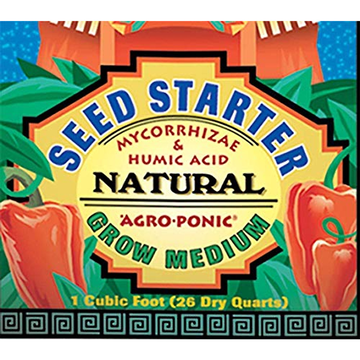 FoxFarm FX14023 Light Warrior Soilless Seed Germinator Starter Mix Garden Potting Mix, 1 Cubic Foot, 2 Pack