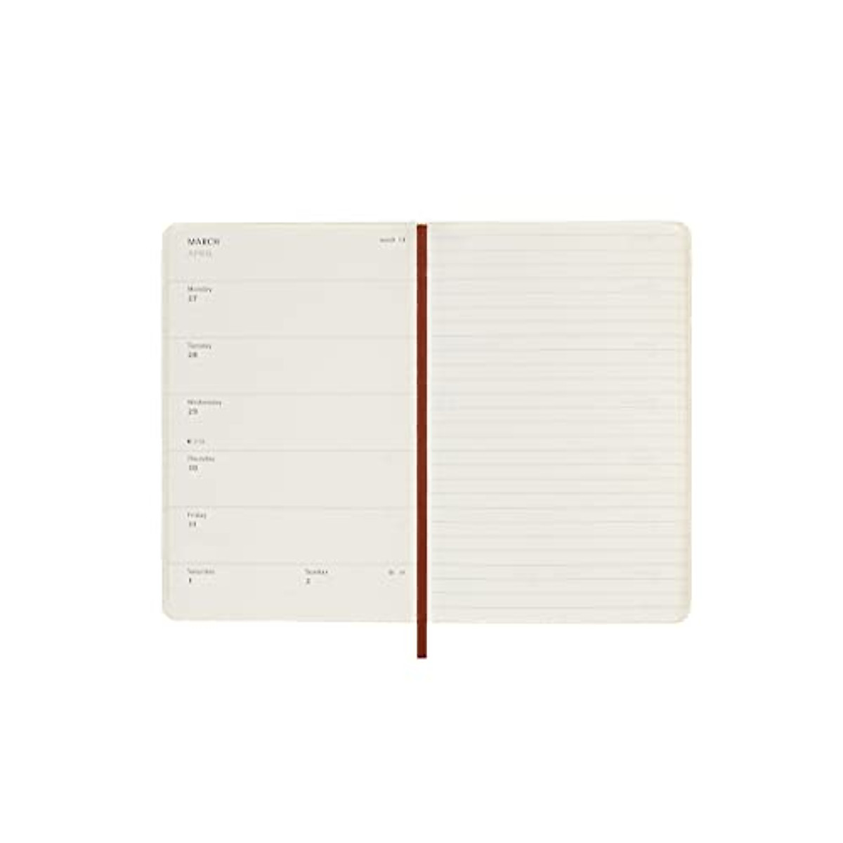 Moleskine Limited Edition Alice In Wonderland 12 Month 2023 Weekly Planner, Hard Cover, Pocket (3.5" x 5.5"), Rabbit