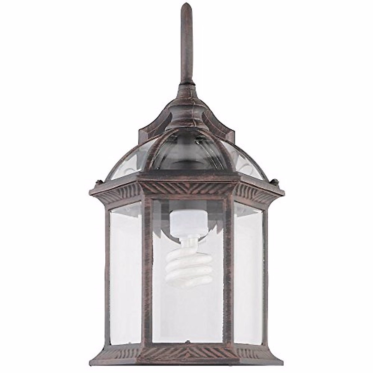 Hampton Bay 7072-2RT Twin Pack 1-Light Weathered Bronze Outdoor Lantern