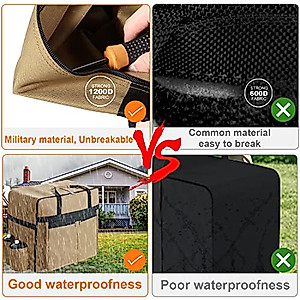 Griddle Cover for Blackstone 17"/22" Griddle, Blackstone Griddle Cover Storable Griddle with Hood and Stand, Grill Cover Large Capacity, Military Fabrics Thick, Waterproof and Wear Resistant, Only Bag