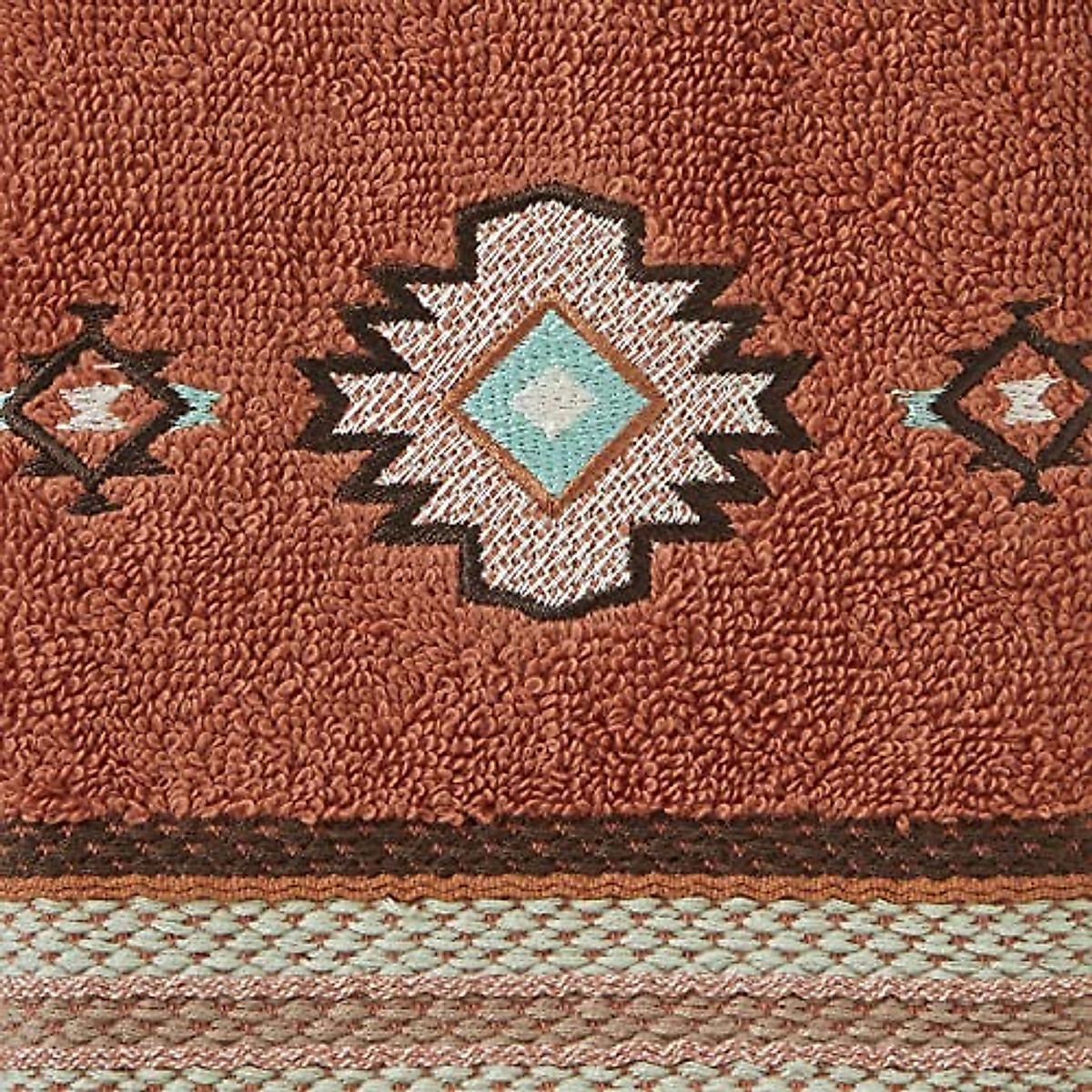 SKL Home Southwest Sunset Hand Towel, 15x26, Rust