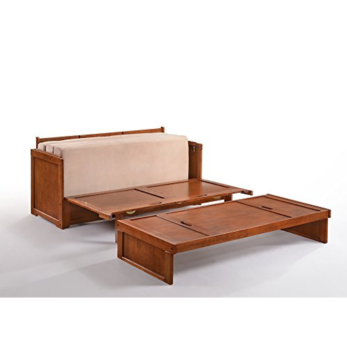 Night & Day Furniture Murphy Cube Cabinet Bed, Queen, Cherry