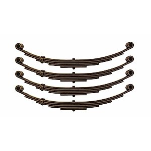 LIBRA Trailer Leaf Spring 5 Leaf Double Eye 3000# Cap for 6000# 6K Axle -Set 4