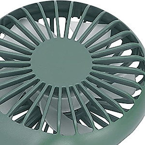 SALUTUY Personal Fan, Handheld Fan 3 Speed Adjustable Summer Gift Rechargeable Compact Size for for Office Home Outdoor and Travel(ArmyGreen)