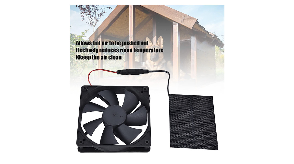 Energy Efficient Solar Panel Fan for Ventilation