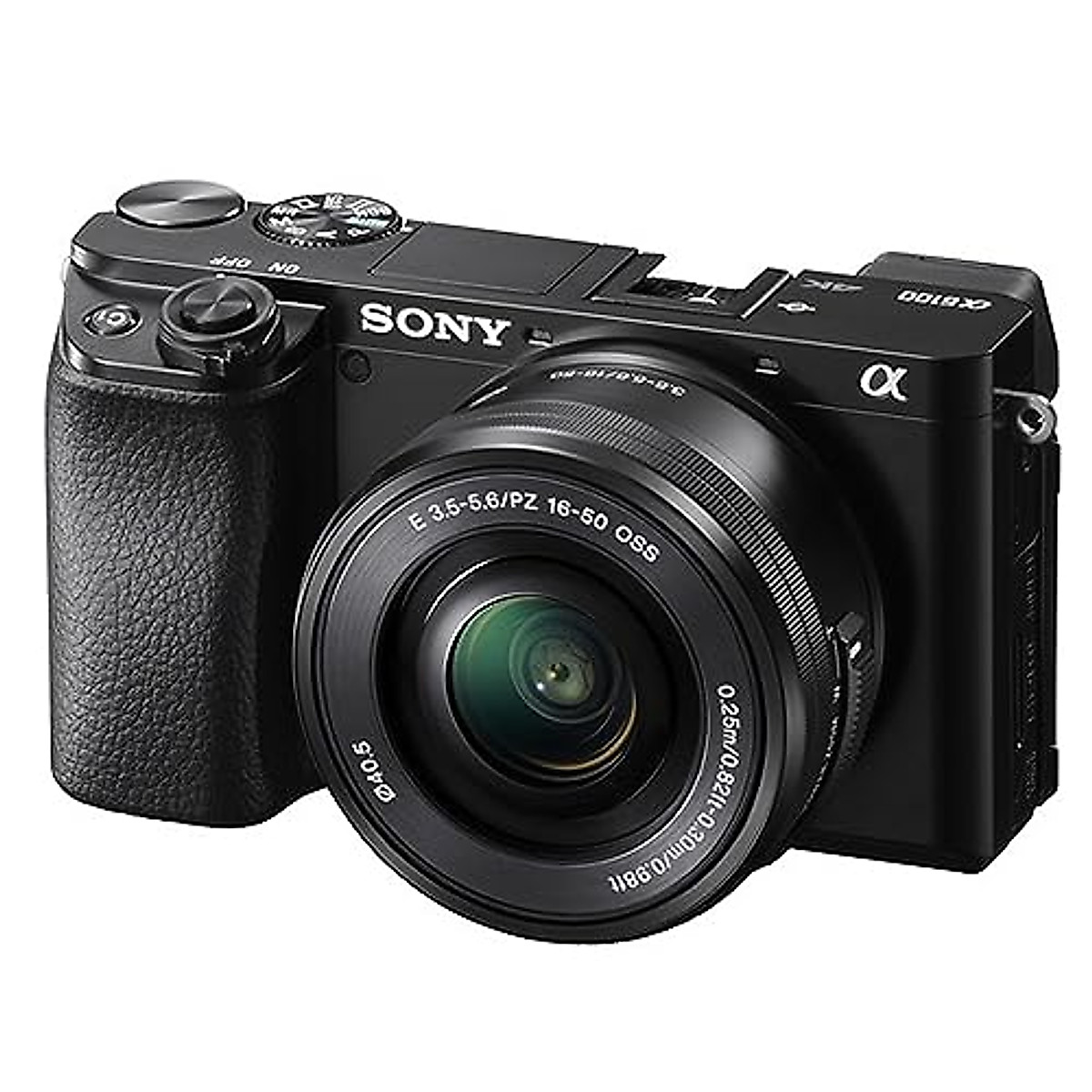 Sony a6100 Mirrorless Camera with 16-50mm + 55-210mm Lenses, 64GB Extreem Memory,Videl Microphone, LED Video Light, Case. Tripod, Filters, & Professional Video & Photo Editing Software Kit