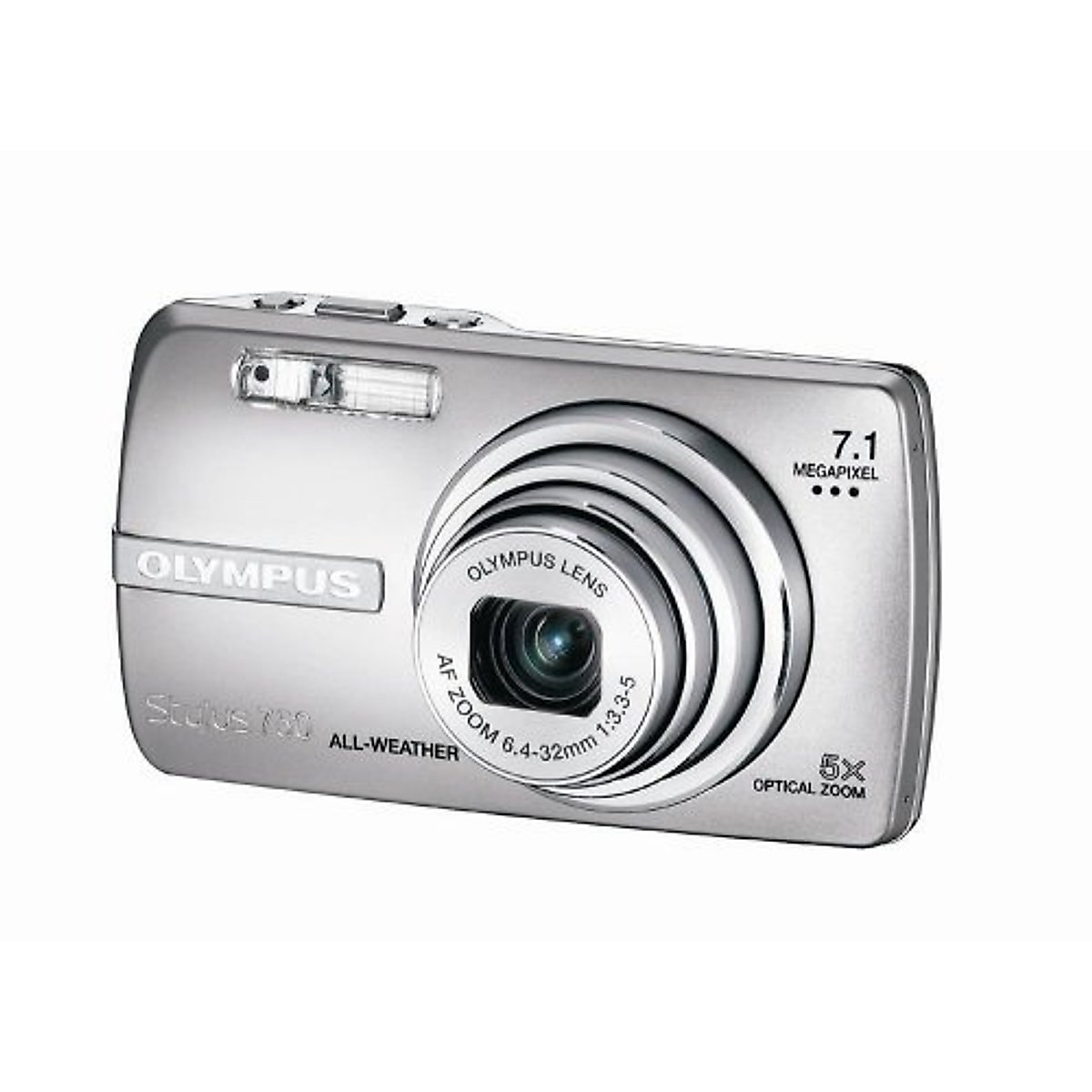 Olympus Stylus 750 7.1MP Digital Camera with Digital Image Stabilized 5x Optical Zoom and CCD Shift Stabilization (Silver)