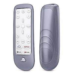 Fintie Protective Case for PS5 Media Remote - CaseBot Lightweight (Anti-Slip) Shockproof Silicone Cover for Sony PlayStation 5 Media Remote Controller, Lavender Gray