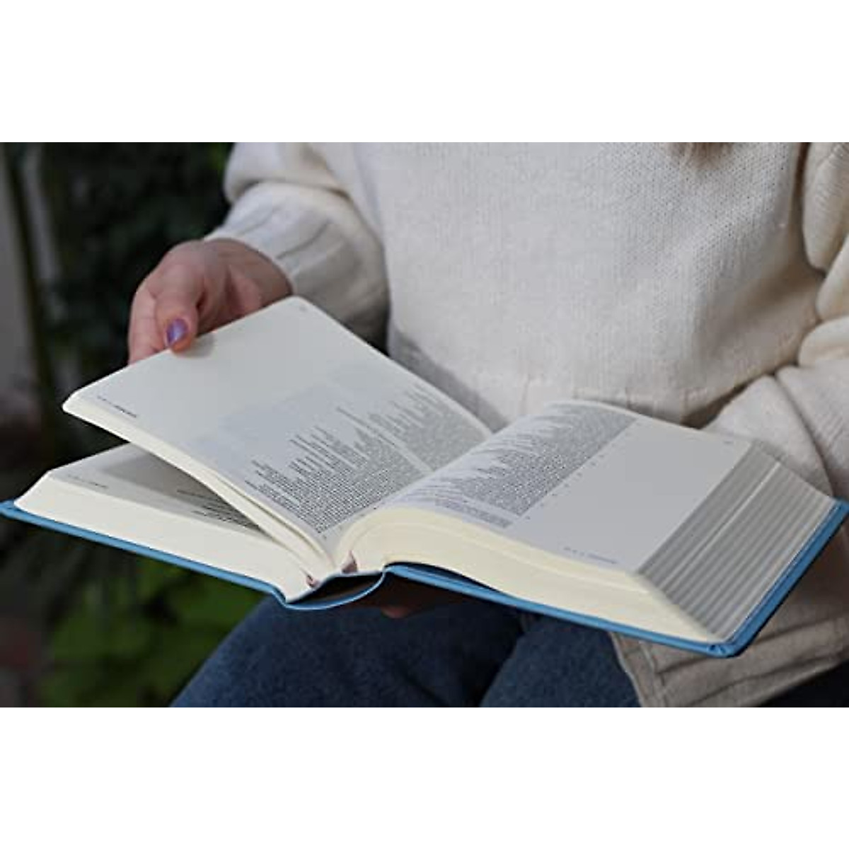 Biblia Católica, Edición para Notas, Tapa dura/tela, Azul, Comfort Print (Spanish Edition)