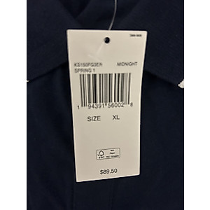 Michael Kors Mens Polo Shirt XL Midnight Navy