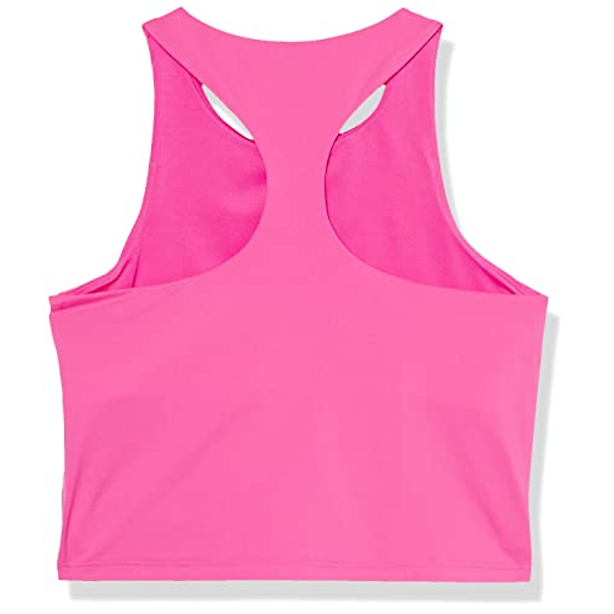 Under Armour Girls Motion Crop Tank Top, (652) Rebel Pink / / Pink Sugar, Medium