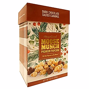 Moose Munch Premium Dark Chocolate Salted Caramel Popcorn Box