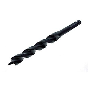 IDEAL Electrical 35-812 Nailbiter™ 7-1/2 in. Ship Auger – 3/4 in. Drill Bit w/ Dual-Helix Head, 60 deg. Angled Design