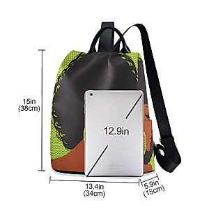 ALAZA African American Woman Backpack for Daily Shopping Travel
