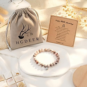 HGDEER 60th Birthday Decorations Gifts for Women Woman