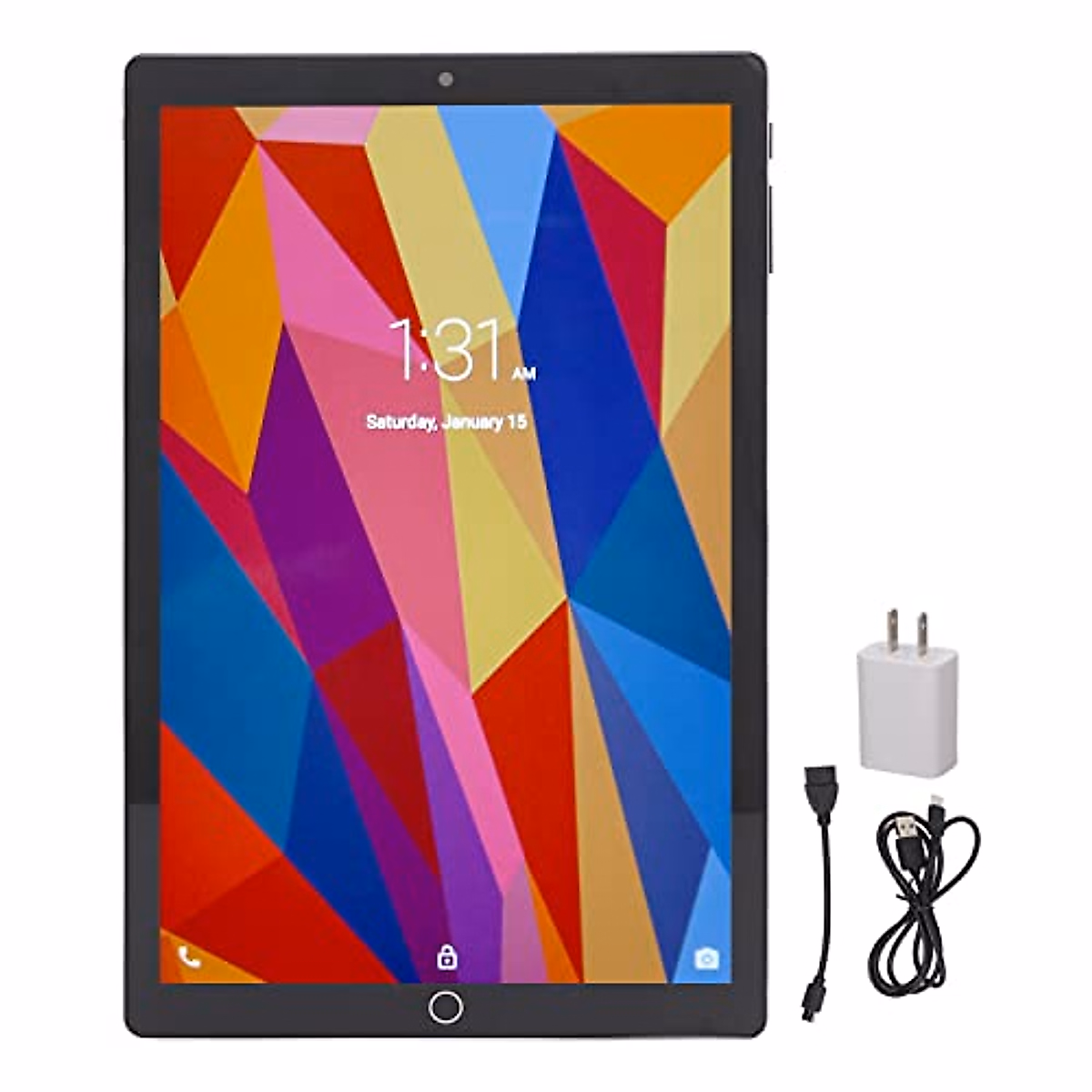 Jectse 10.1 Inch Tablet, 5G 2.4G WiFi Tablet, 6GB RAM 128GB ROM Octa Core Tablet, 13MP Camera, 5800mAh Portable Computer Tablet, Green