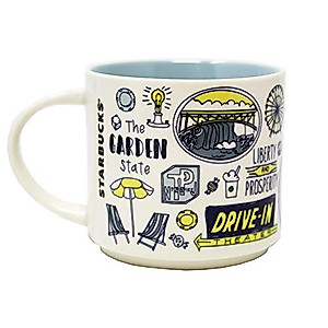 Starbucks New Jersey Mug Been There Series Across the Globe Collection Mug, 14 Oz