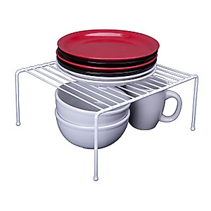 Panacea Grayline 40115, Medium Kitchen Helper Shelf, White