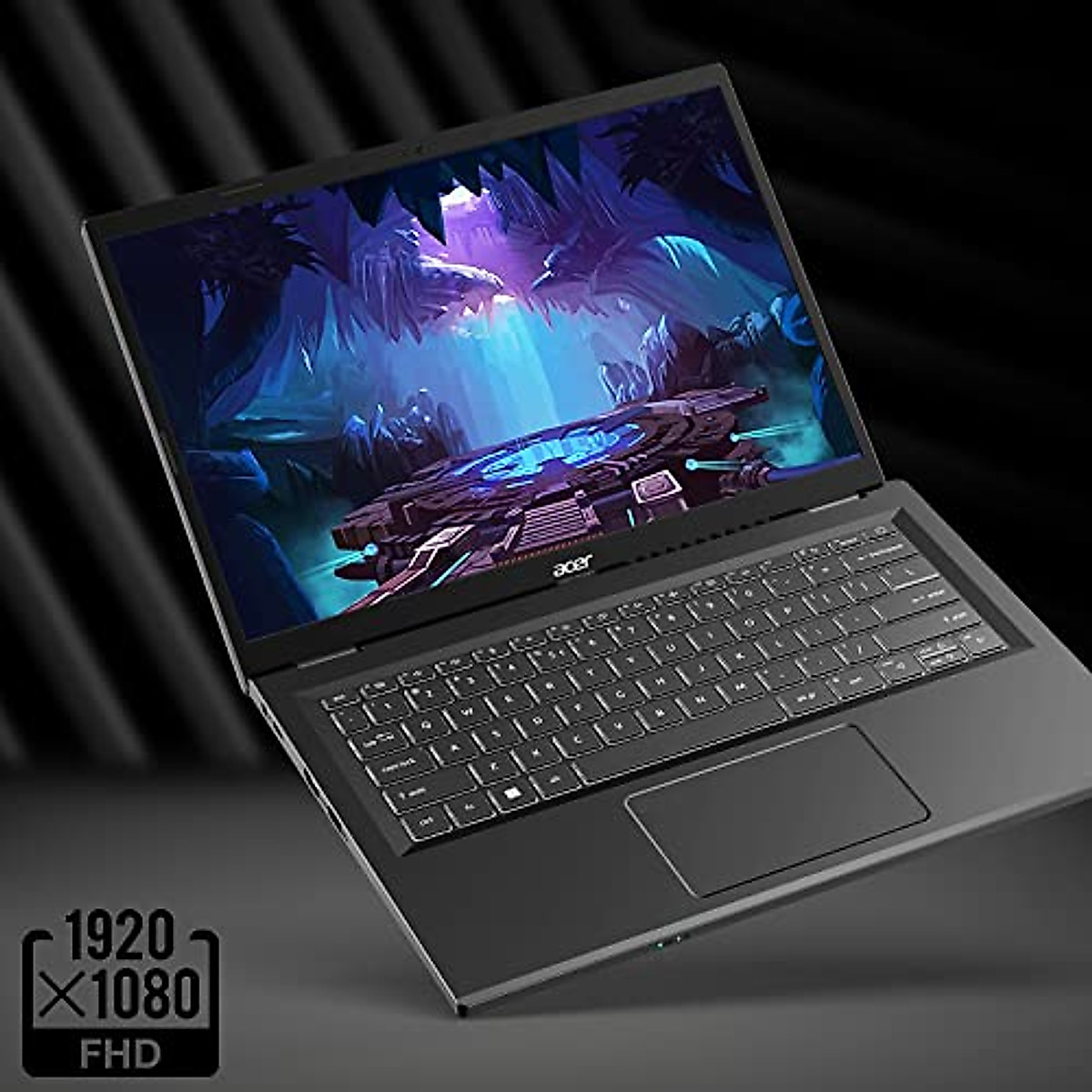 Acer Aspire 5 14 Slim Laptop | 14" WUXGA (1920 x 1200) IPS | Core i7-1355U | Intel Iris Xe Graphics | 16GB LPDDR5 | 512GB Gen 4 SSD | Wi-Fi 6E | USB4/Thunderbolt 4 | Backlit KB | A514-56M-71A9, Gray