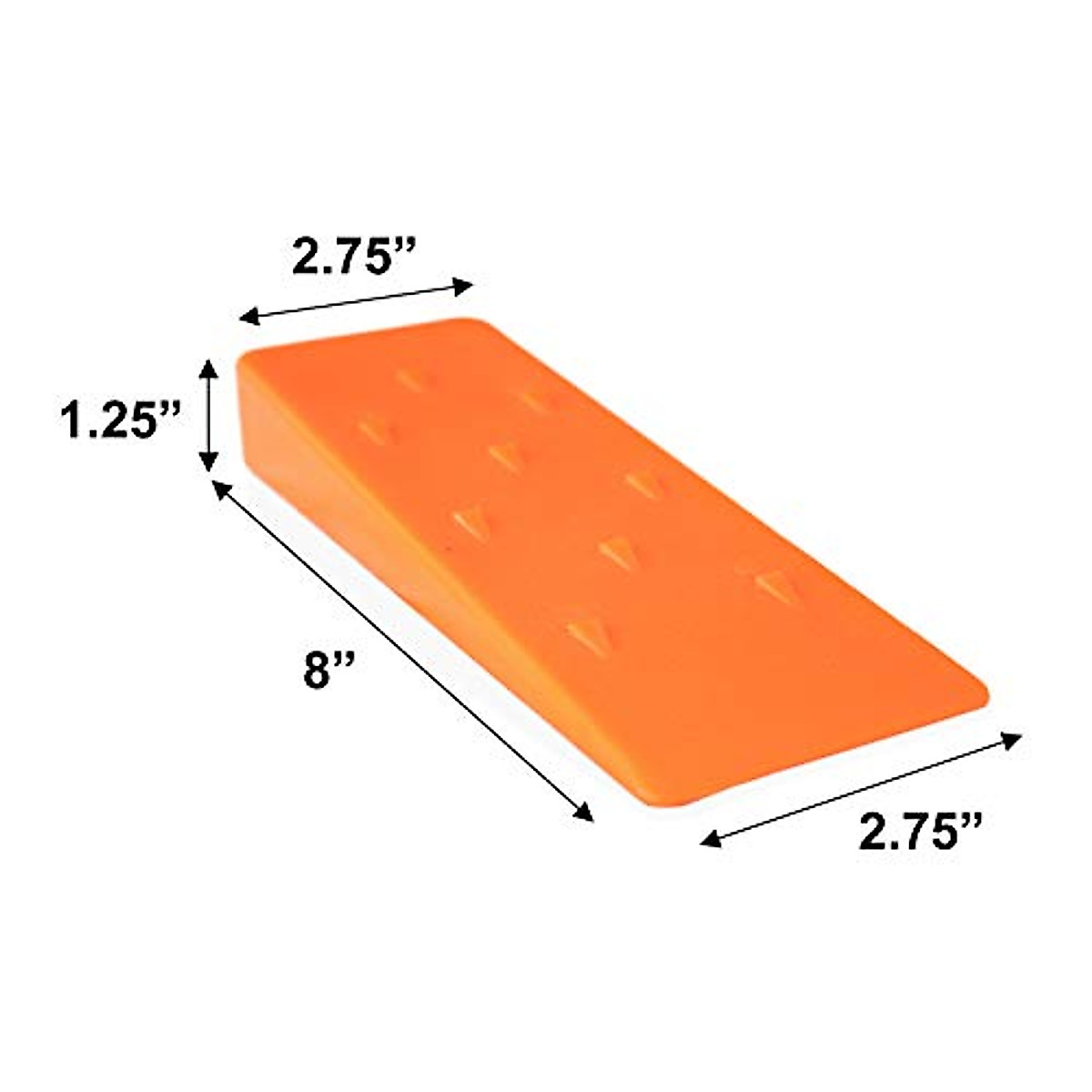 GarMills Tree Felling Wedges Spiked Logging Tools for Chainsaw Tree Log Cutting Set of 4 Pack with 2 x 5.5 Inch and 2 x 8 Inch.