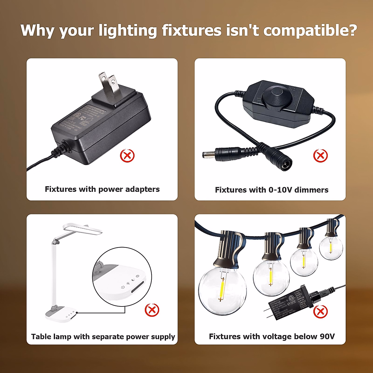 GMY Plug in Dimmer Switch for Lamp with Timer, Remote Control Indoor Dimmer for String Lights, Outlet Used for Dimmbale Patio Lights, 100ft RF Range, FCC Certified, Input AC100-240V