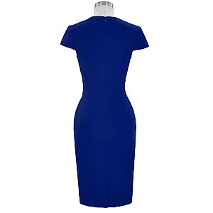 GRACE KARIN Royal Blue Dress for Party Wedding Guest Cocktail Dress M