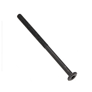 binifiMux 10-Pack Black M6 110mm Long Allen Socket Head Bolts Barrel Nuts for Furniture Table Bed