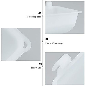 Hemoton 5PCS Bird Feeder Bird Food Feeding Cup Pet Bird Waterer Plastic Water Feeder Hanging Bowl for Poultry Parrot Pigeon Cage