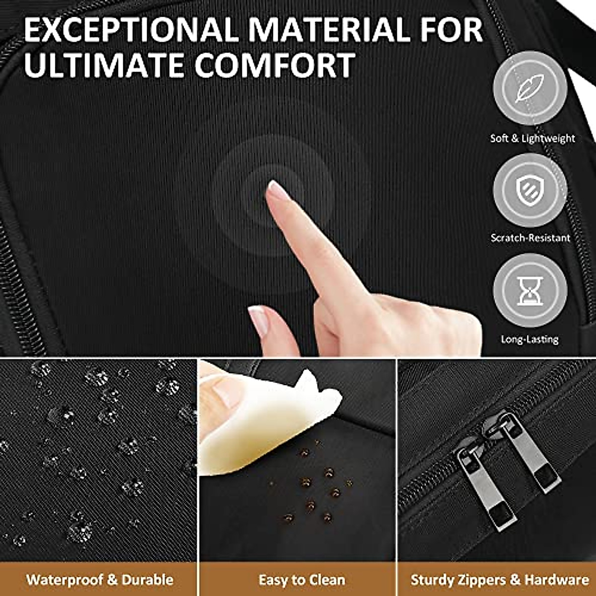 ROSEGIN 35L Large Diaper Bag Backpack for Boy Girl, Multi-Functional Baby Bag with Changing Pad, Pacifier Holder, Waterproof, Black Plus XL Fits 2 Kids Twins, Perfect Baby Shower for Mom Dad Newborn